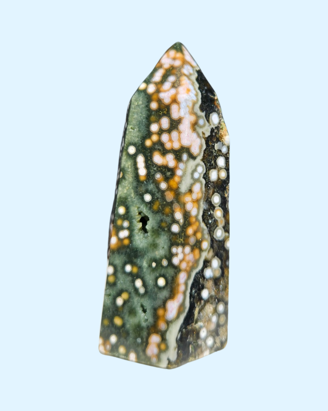Ocean Jasper (Sea Jasper) Point – Crystal Meditation NZ